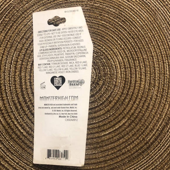 monster high | Makeup | Monster High Lip Gloss Boo Berry | Poshmark